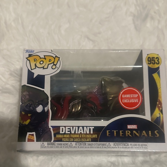 Funko | Other | Funko Pop Eternals Deviant Figure Red Black Gold | Poshmark